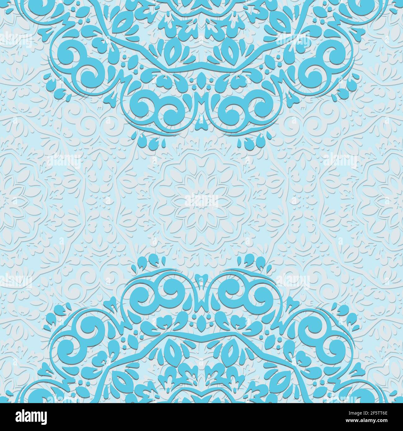 Light color invitation card design with mandala.Floral background ...