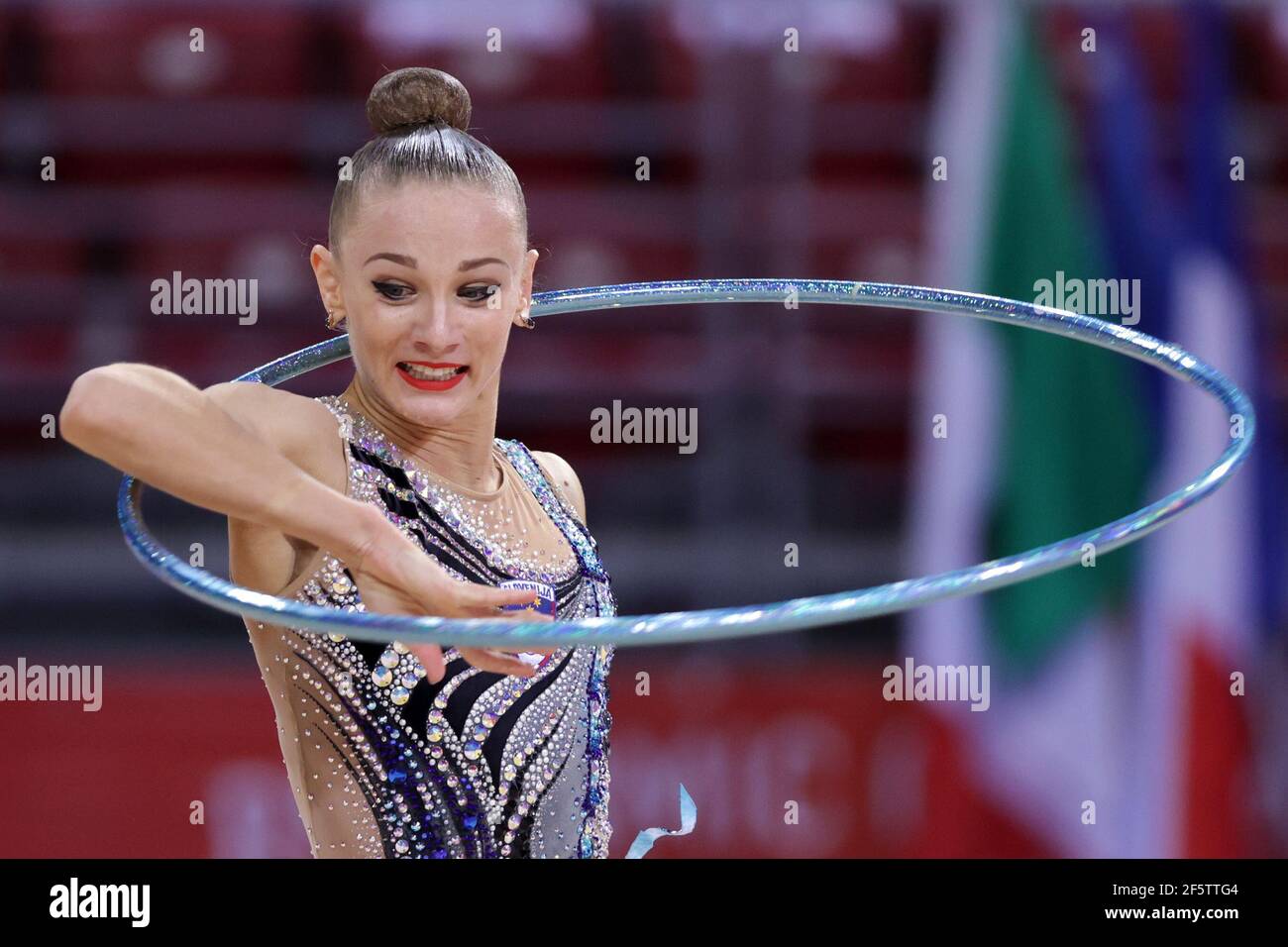 Sofia, Bulgaria - 27 March, 2021: Ekaterina Vedeneeva of Slovenia ...