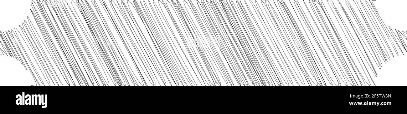 Rectangular banner, plaque, banner shapes with scribble effect — Stock ...