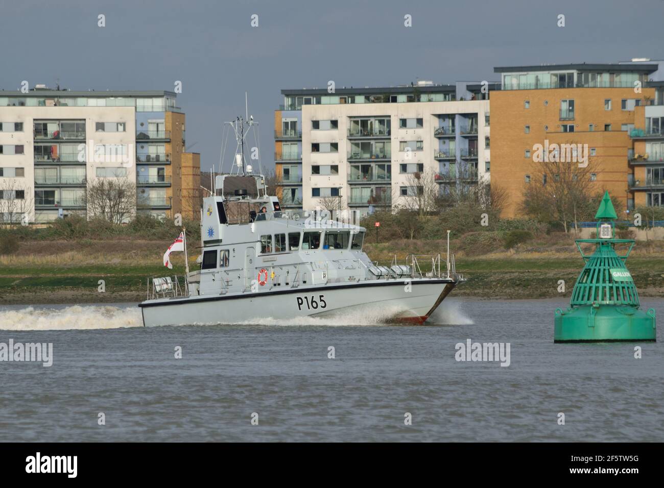 HMS Example, an Archer Class P2000 patrol boat, of the Royal Navy's ...