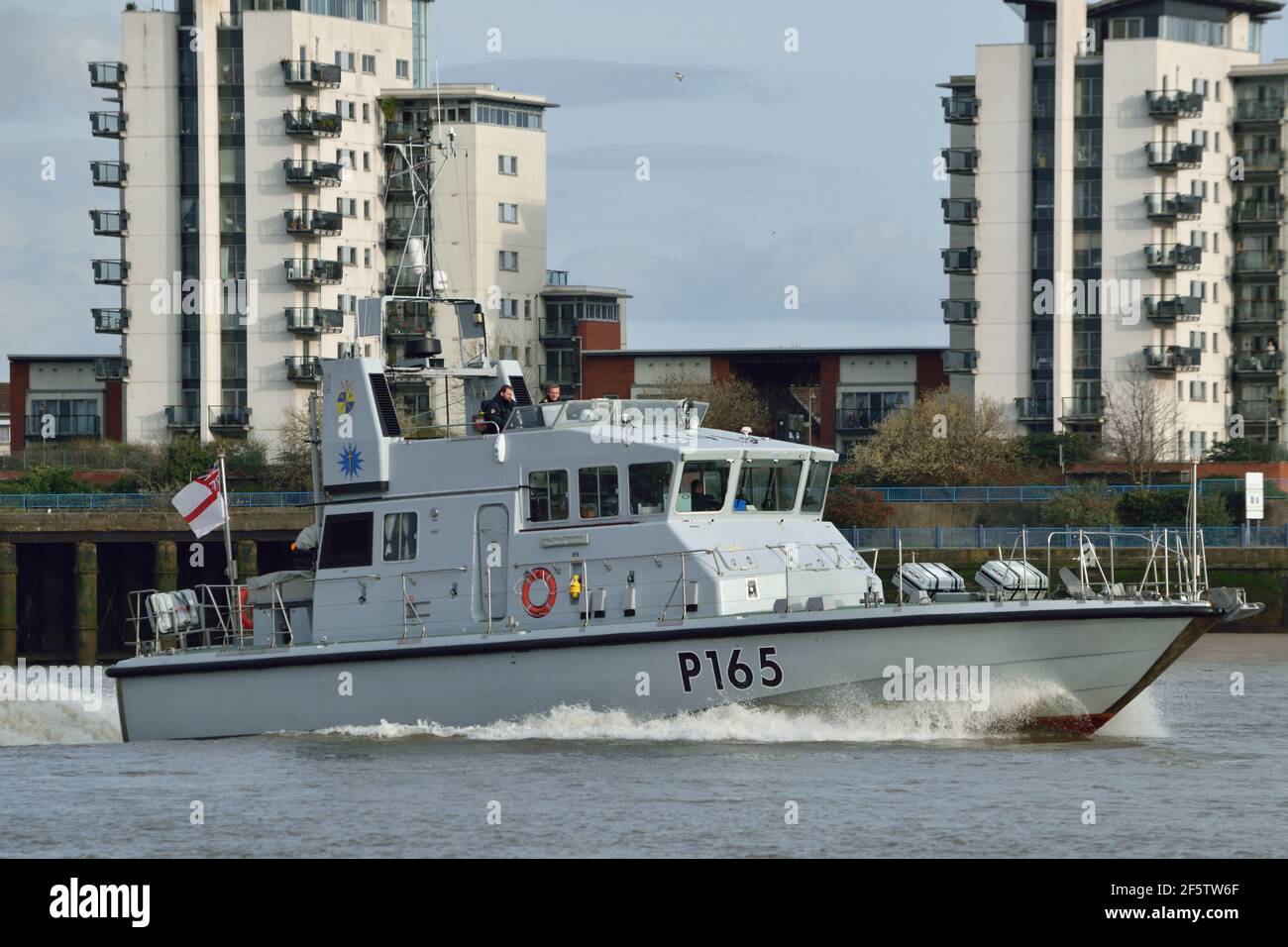 HMS Example, an Archer Class P2000 patrol boat, of the Royal Navy's ...