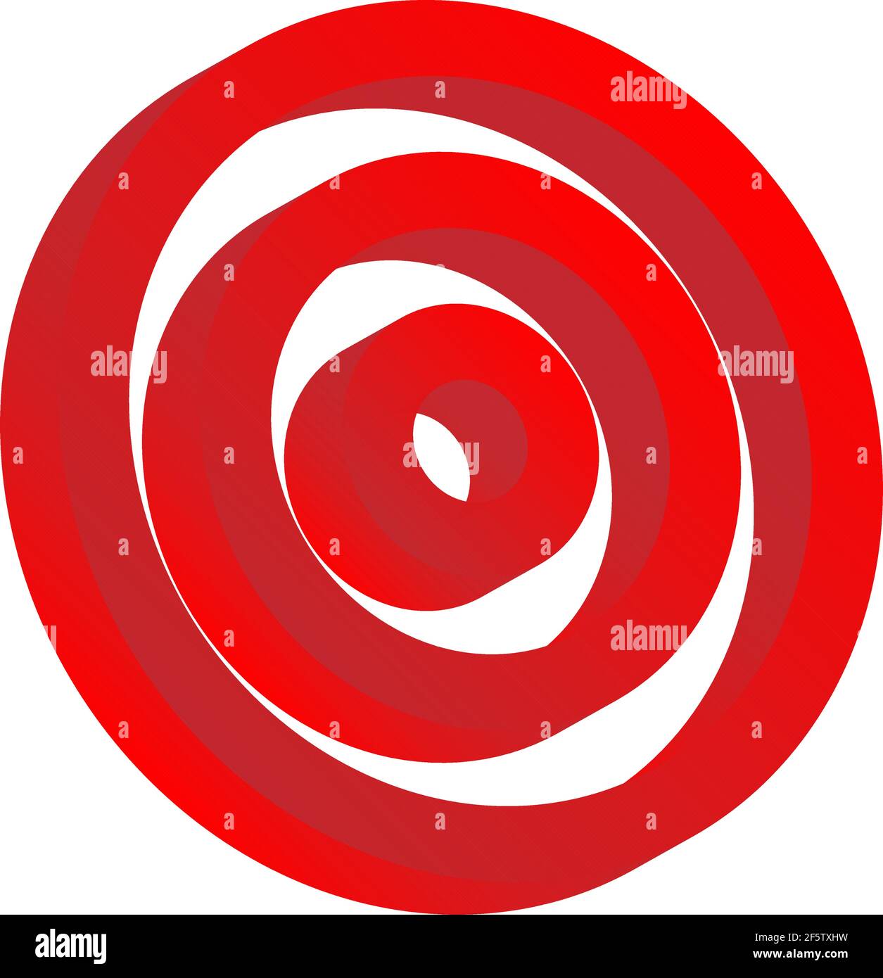 Bullseye, target mark abstract vector design element — Stock vector ...
