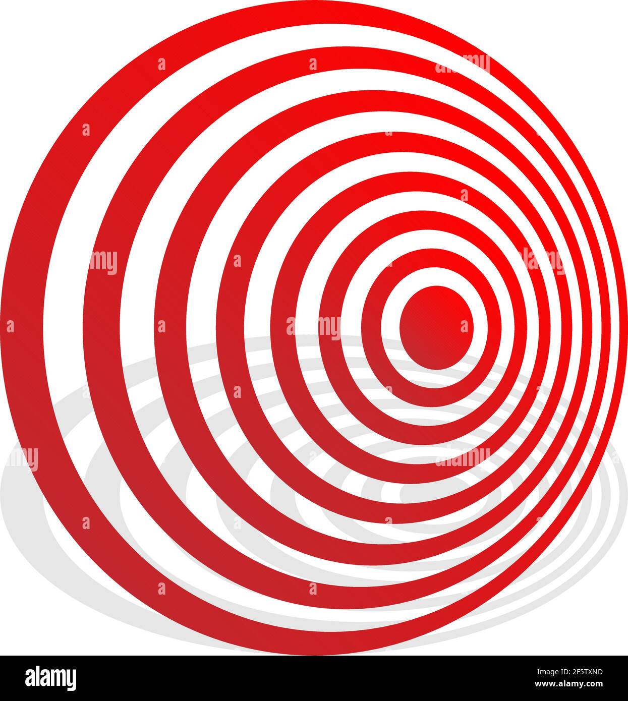 Bullseye, target mark abstract vector design element — Stock vector ...