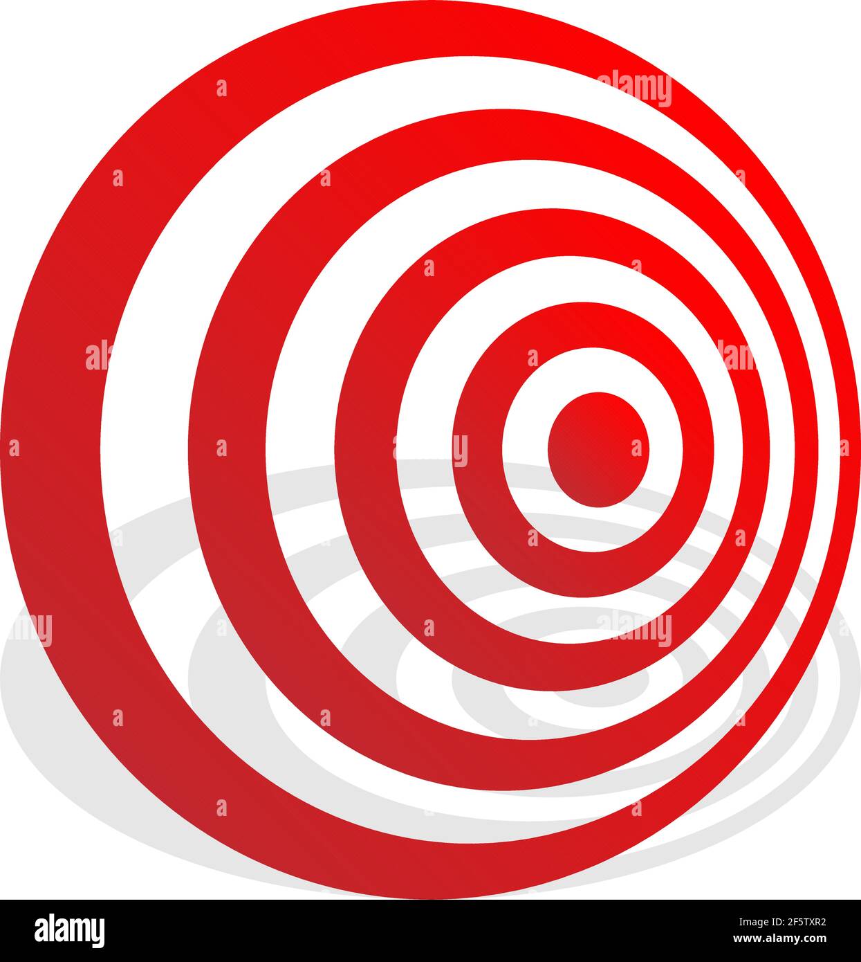 Bullseye, target mark abstract vector design element — Stock vector ...