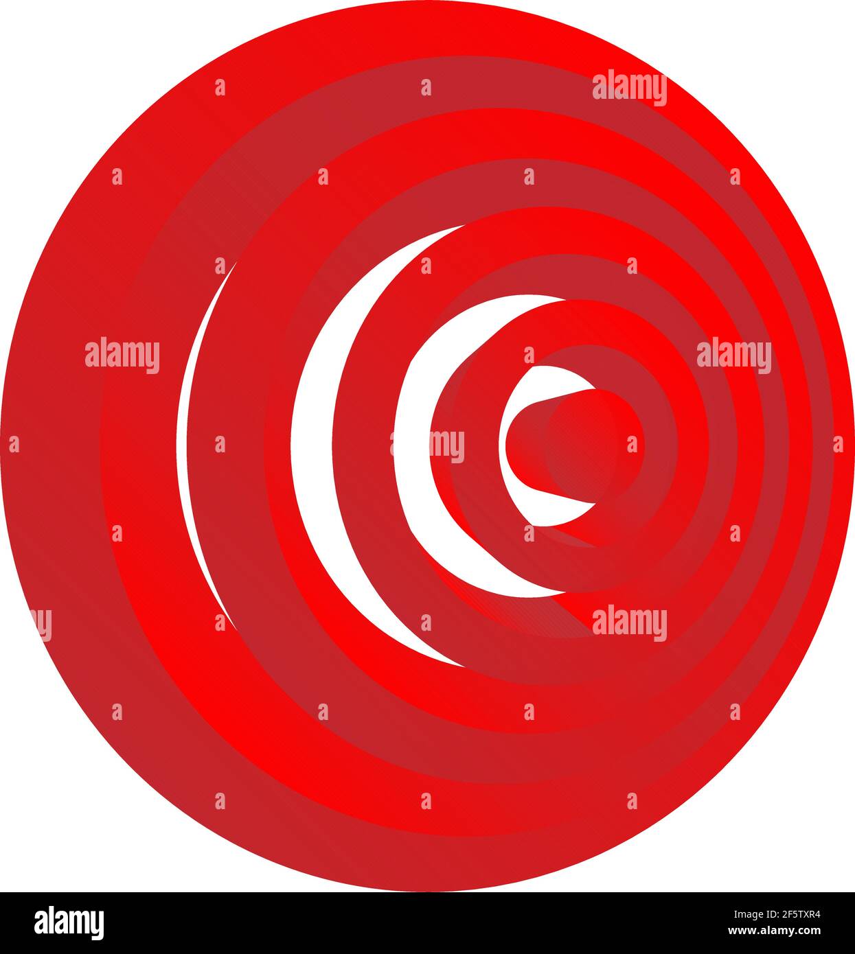 Bullseye, target mark abstract vector design element — Stock vector ...