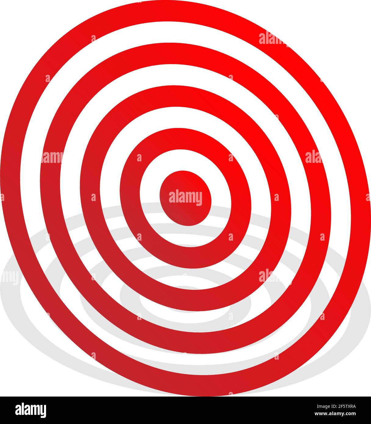 Bullseye, target mark abstract vector design element — Stock vector ...