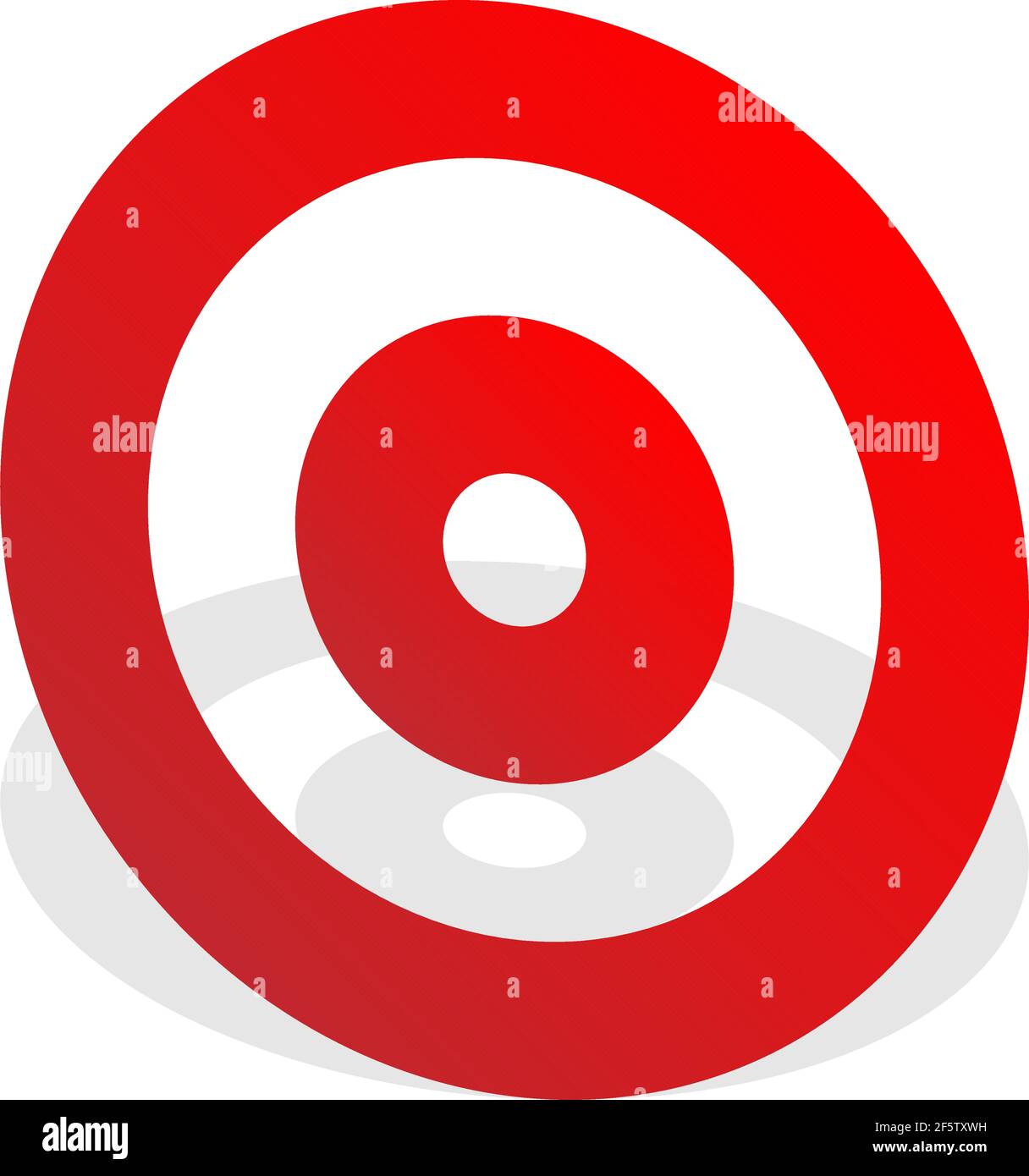Bullseye, target mark abstract vector design element — Stock vector ...
