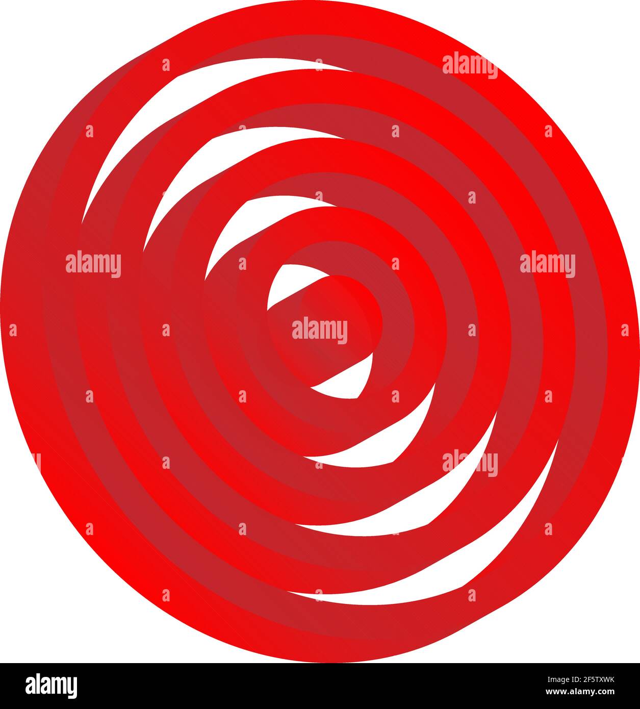 Bullseye, target mark abstract vector design element — Stock vector ...