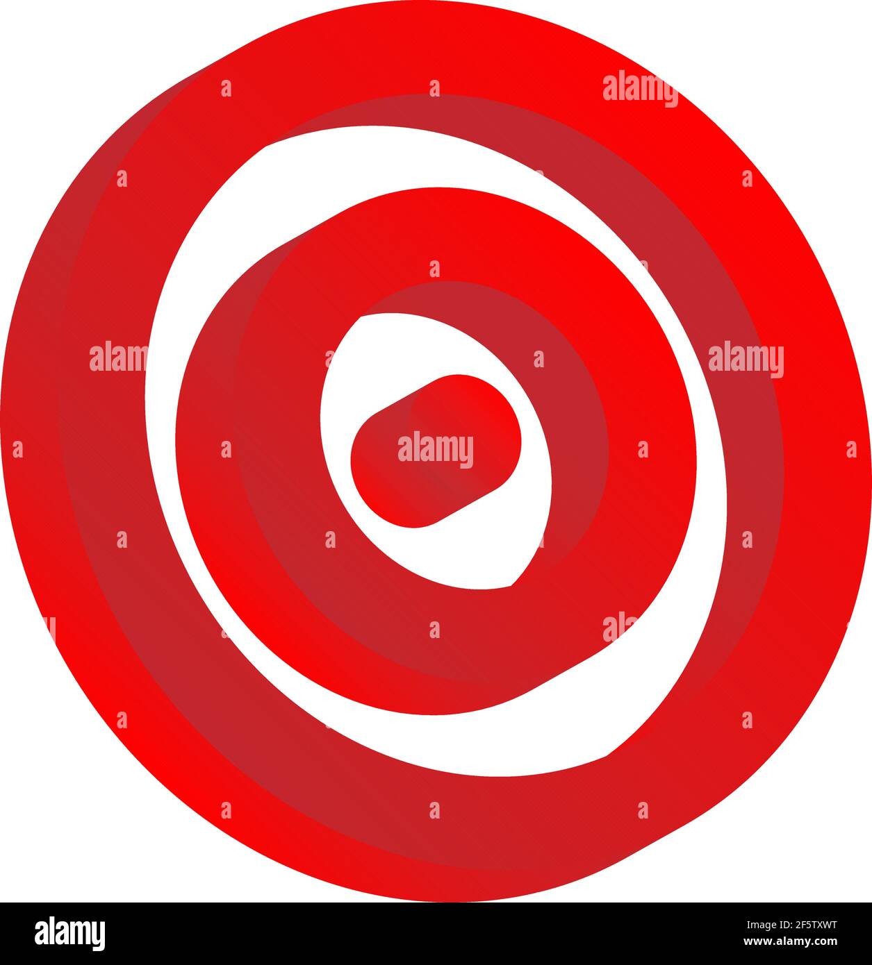 Bullseye, target mark abstract vector design element — Stock vector ...