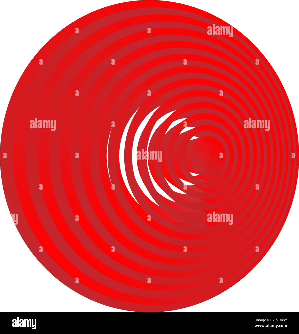 Bullseye, target mark abstract vector design element — Stock vector ...