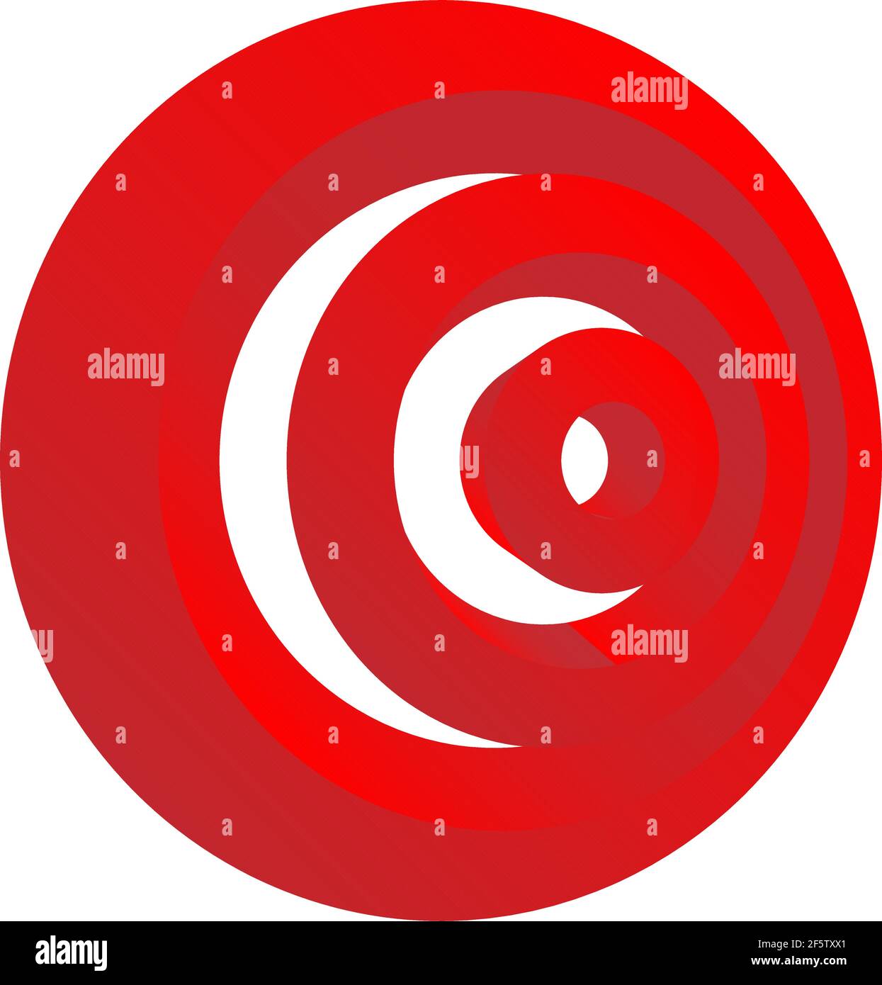 Bullseye, target mark abstract vector design element — Stock vector ...