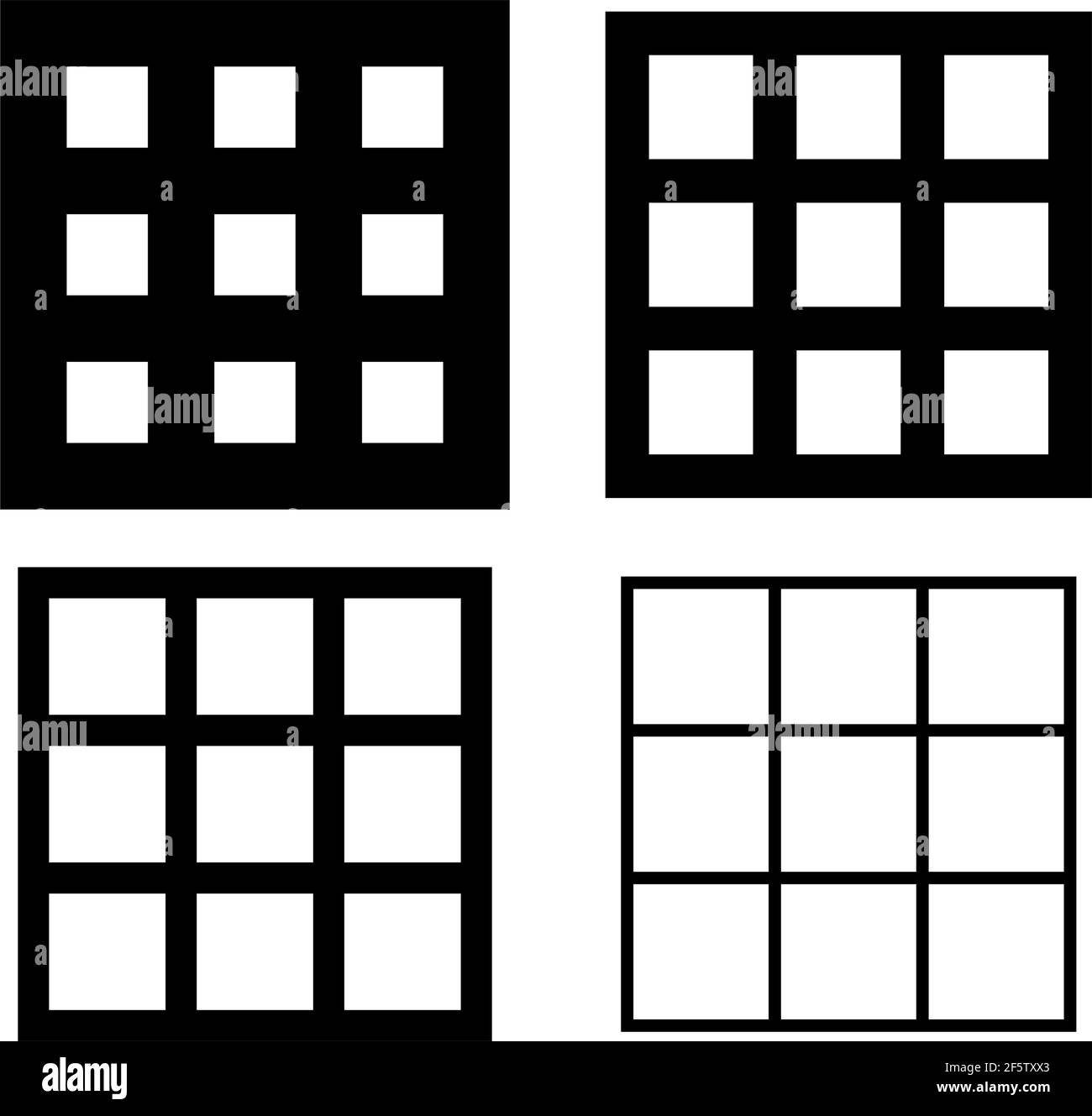 Squares grid, mesh grating, trellis vector — Stock vector illustration ...