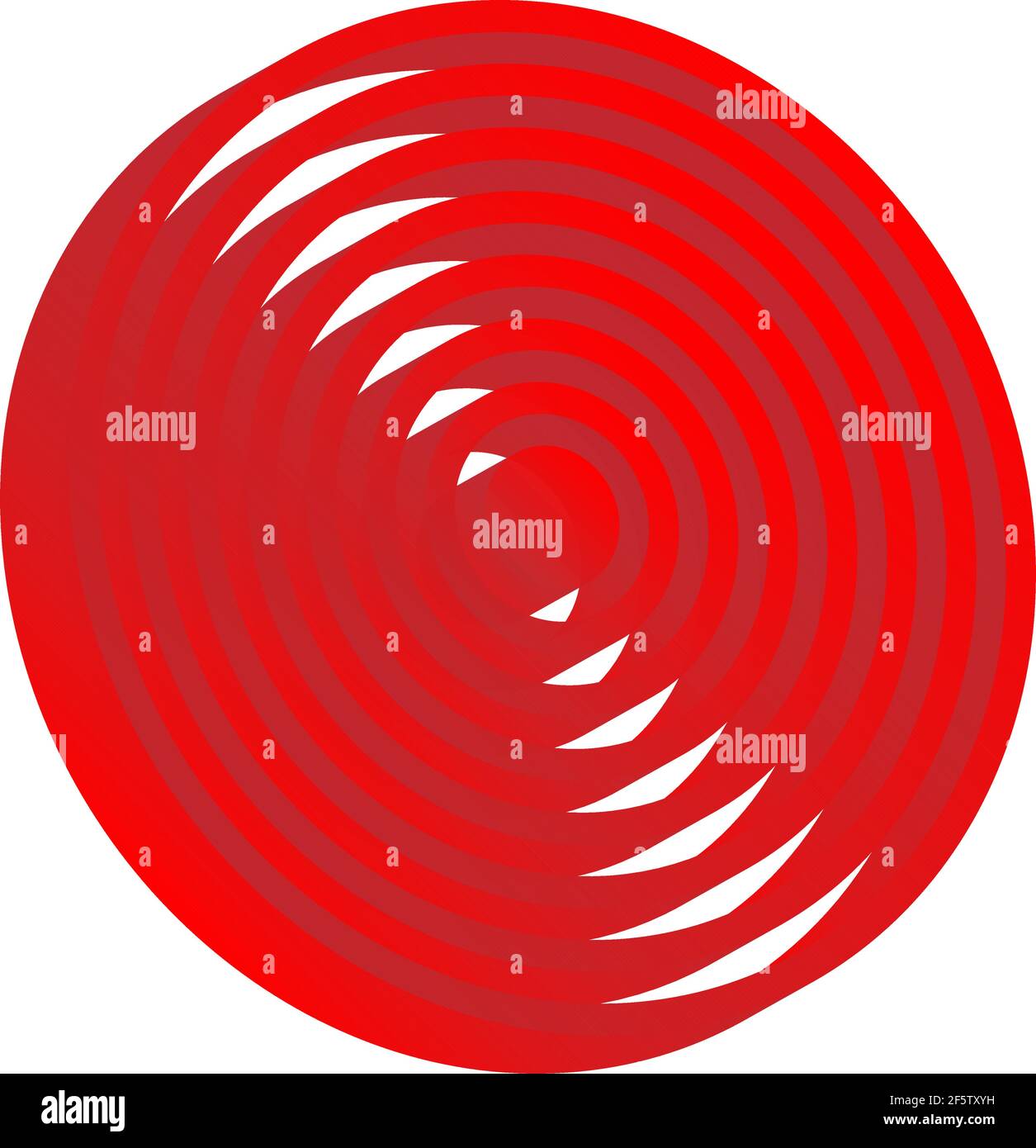 Bullseye, target mark abstract vector design element — Stock vector ...