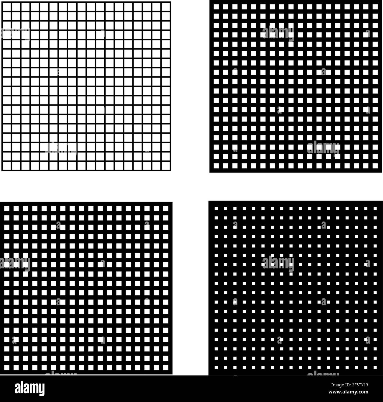 Squares grid, mesh grating, trellis vector — Stock vector illustration ...