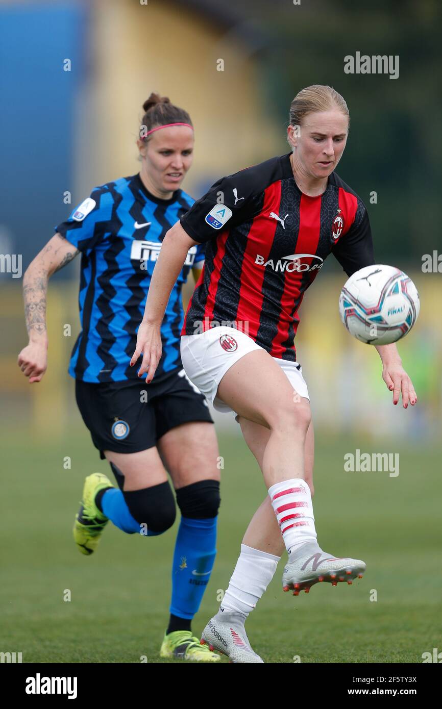 Suning Centre, Milan, Italy, 28 Mar 2021, Natasha Khalila Dowie (AC ...