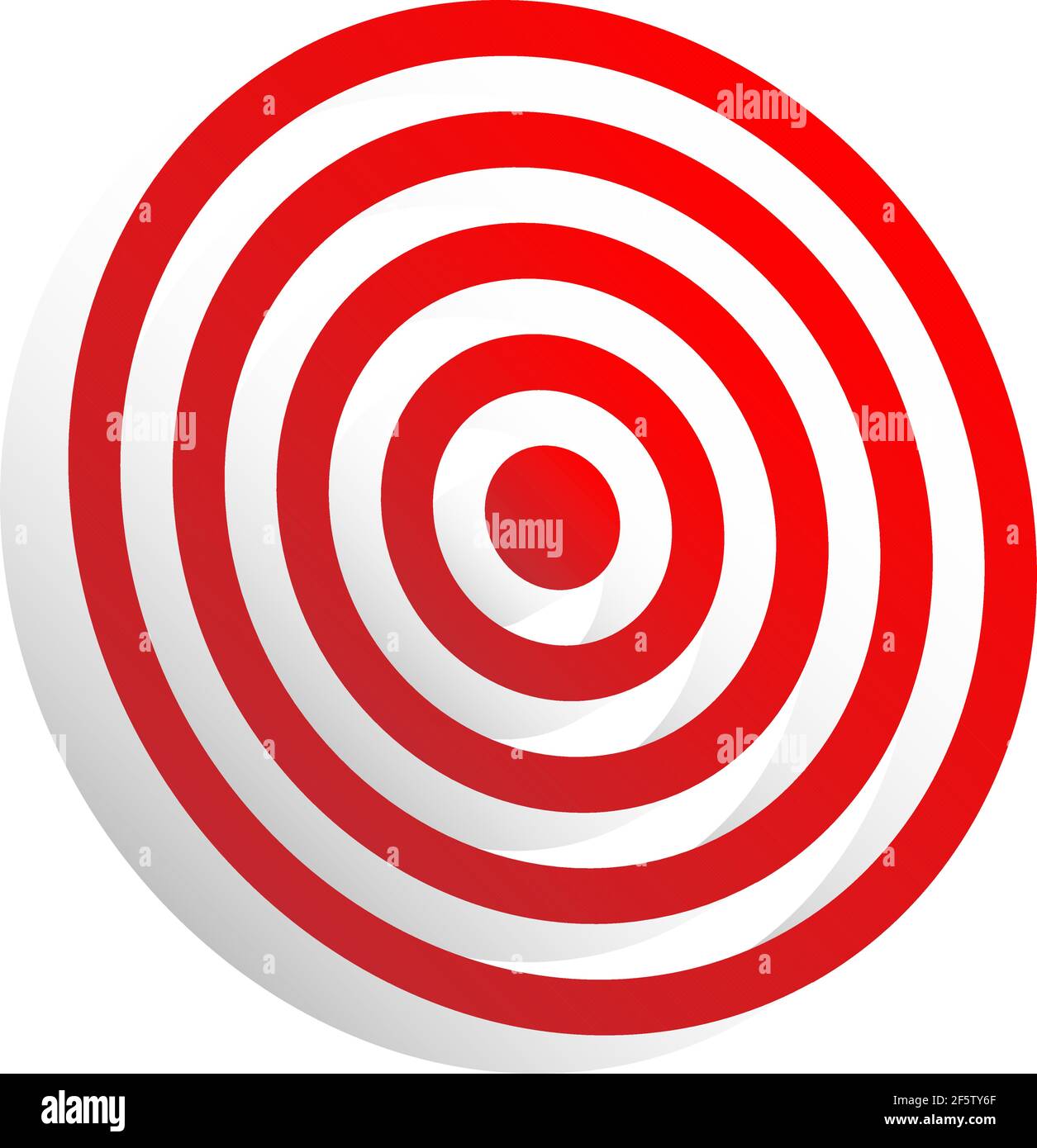 Bullseye, target mark abstract vector design element — Stock vector ...