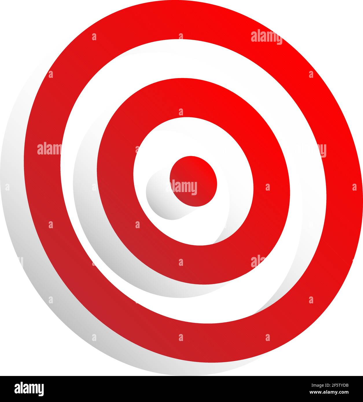 Bullseye, target mark abstract vector design element — Stock vector ...