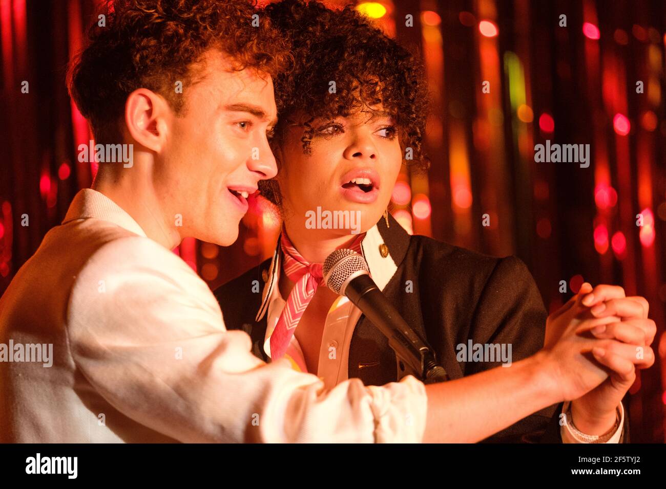 OLLY ALEXANDER and LYDIA WEST in IT'S A SIN (2021), directed by RUSSELL ...