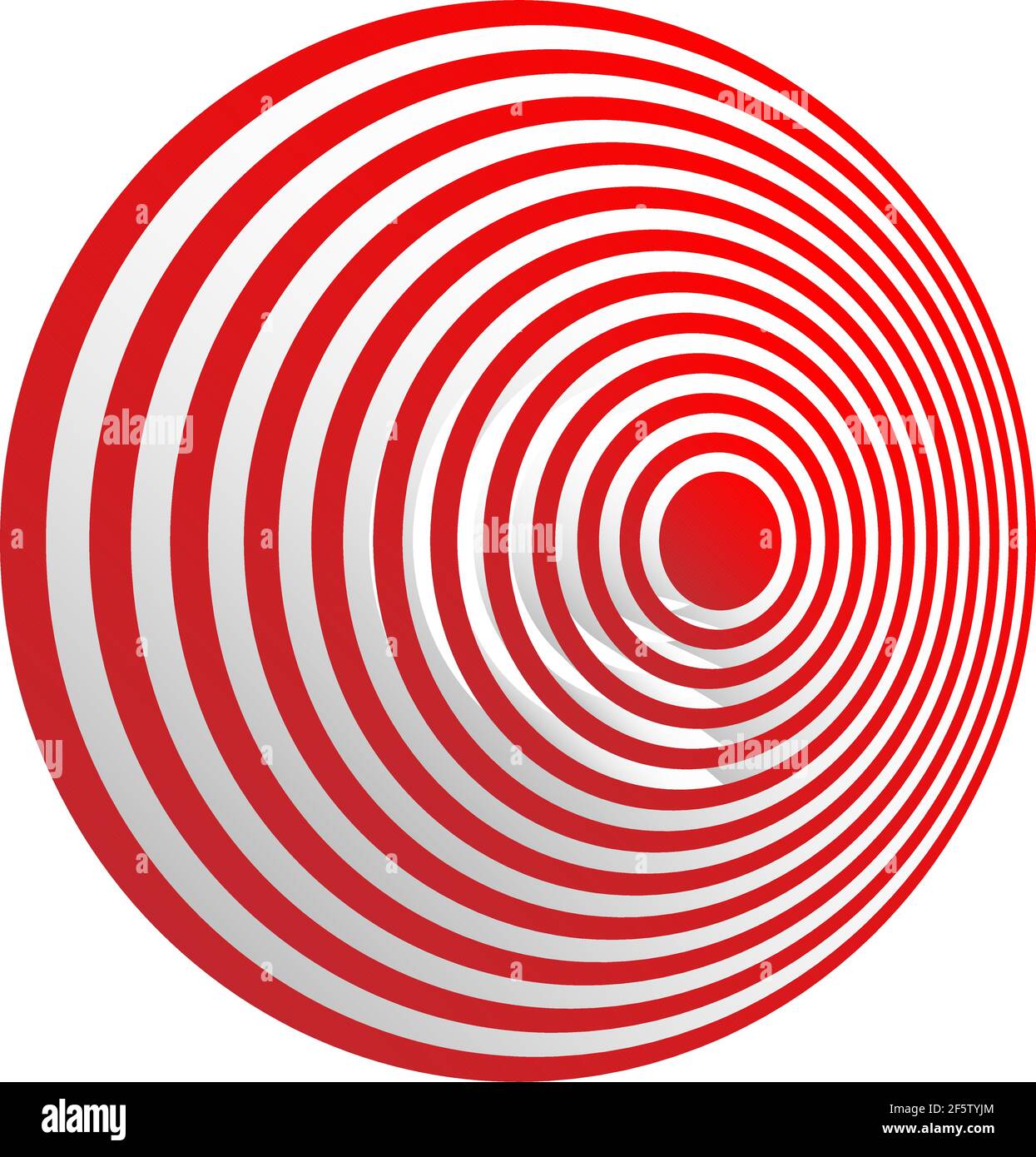 Bullseye, target mark abstract vector design element — Stock vector ...