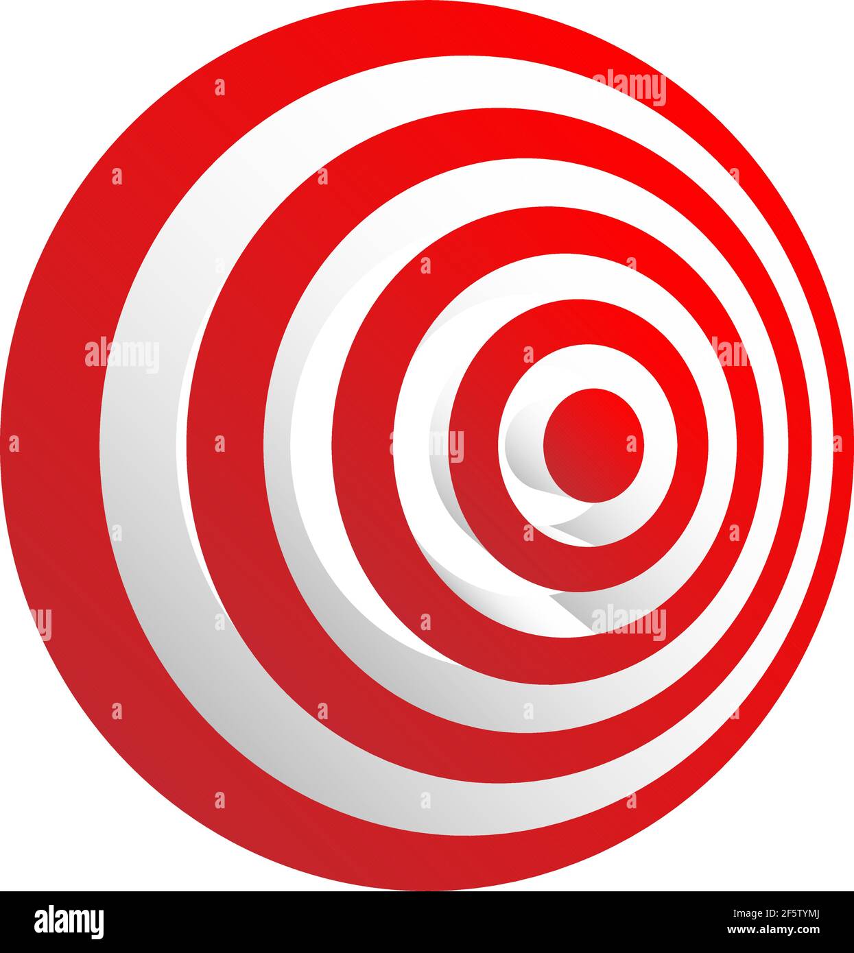 Bullseye, target mark abstract vector design element — Stock vector ...