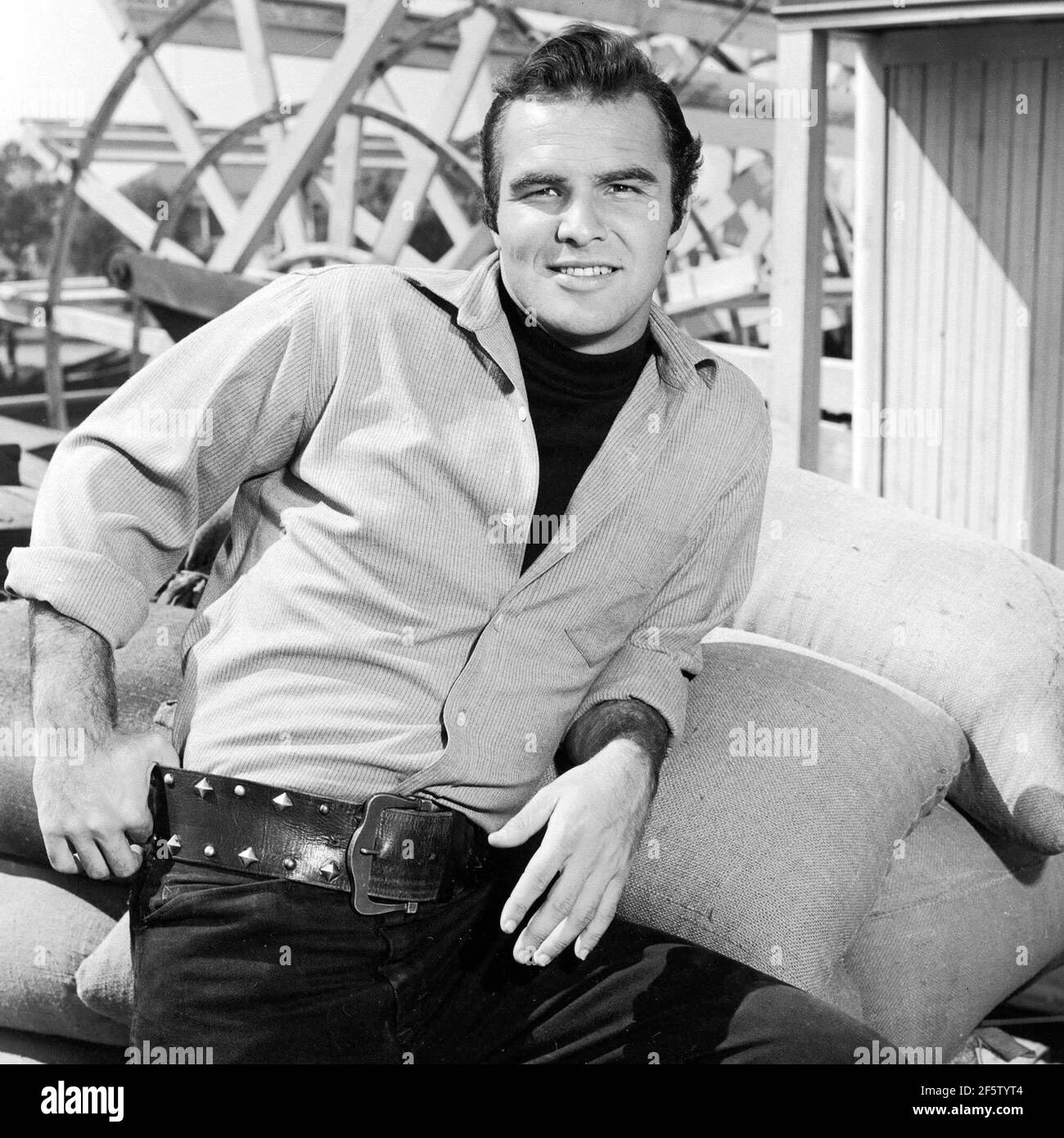 BURT REYNOLDS in RIVERBOAT (1959), directed by WILLIAM WITNEY, RICHARD ...