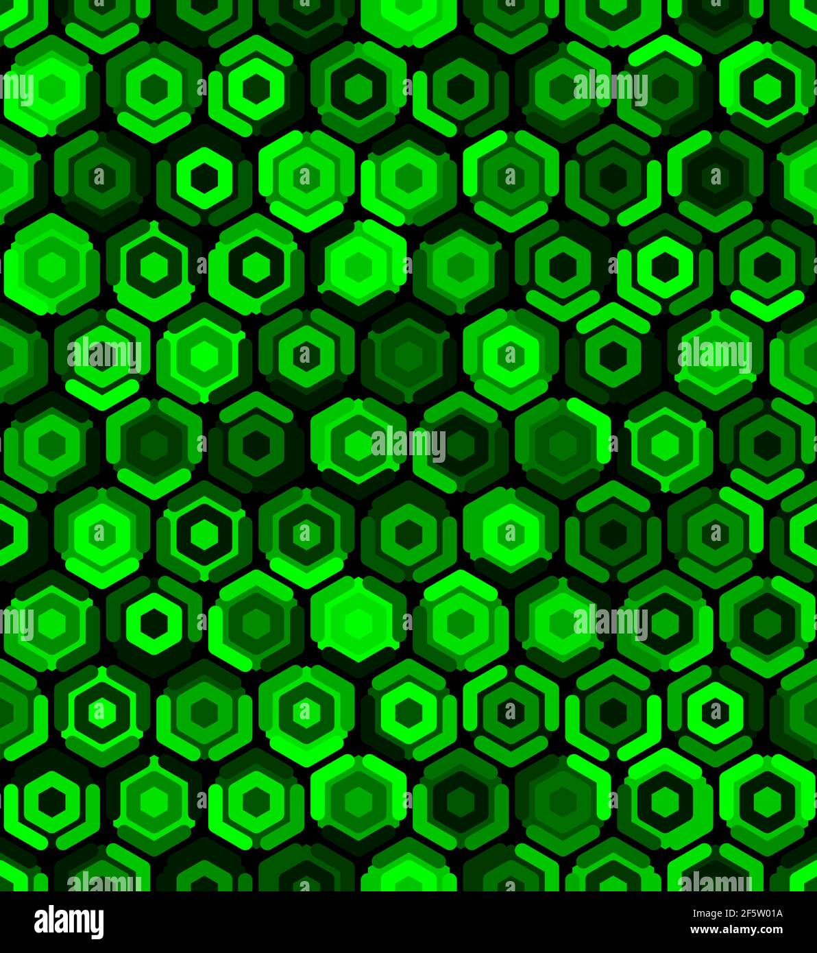 Contemporary honeycomb geometric pattern. Repeated hexagon ornament ...