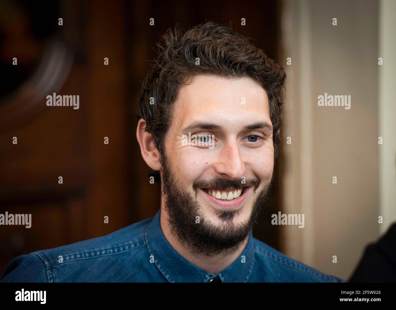 Blake Harrison arrives at the National Theatre's Great Britain opening ...