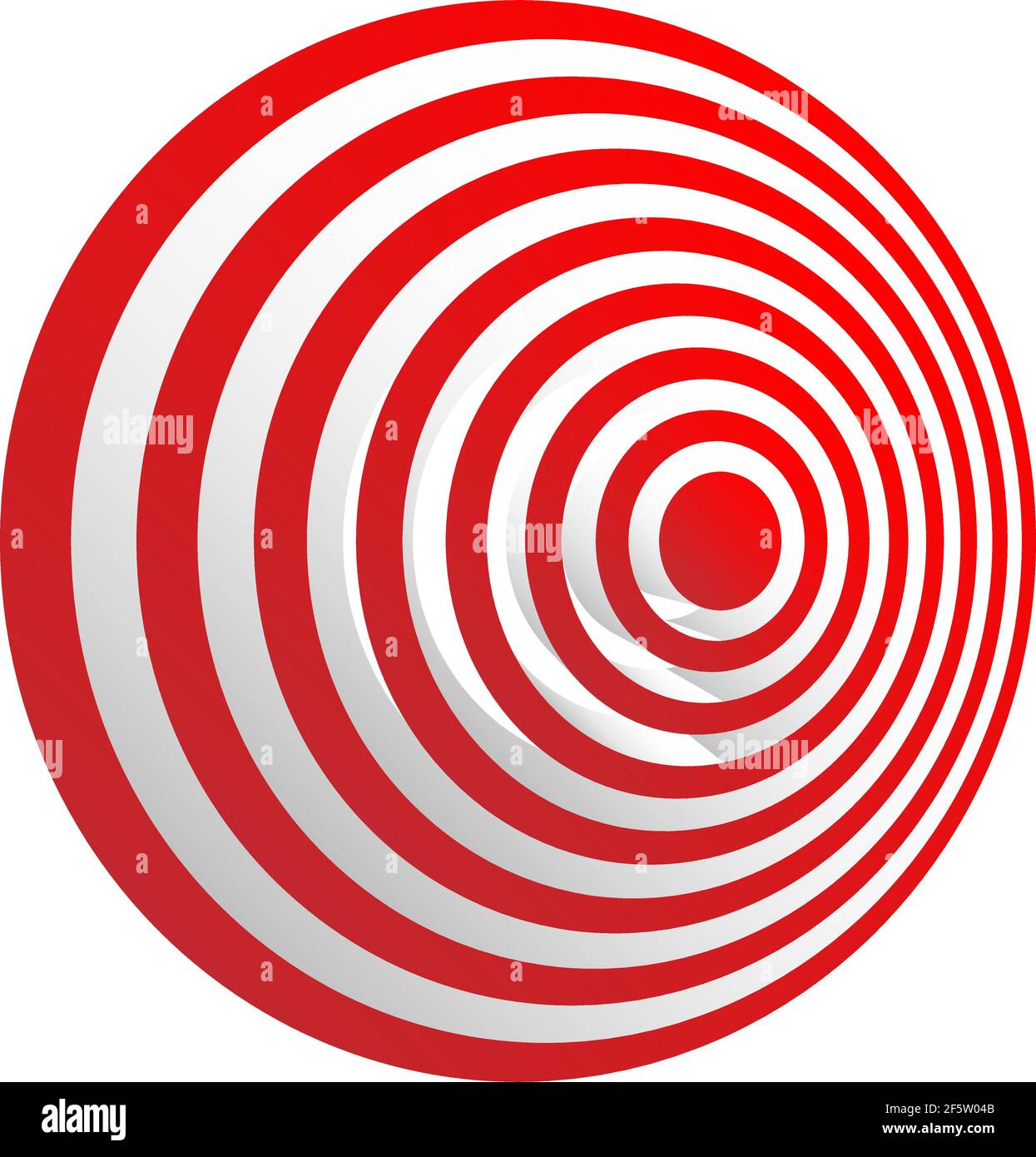 Bullseye, target mark abstract vector design element — Stock vector ...