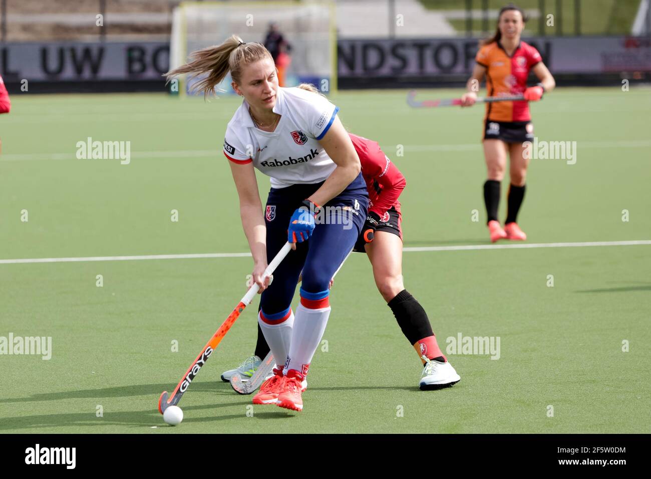 EINDHOVEN, NETHERLANDS - MARCH 28: Laurien Leurink of SCHC during the ...