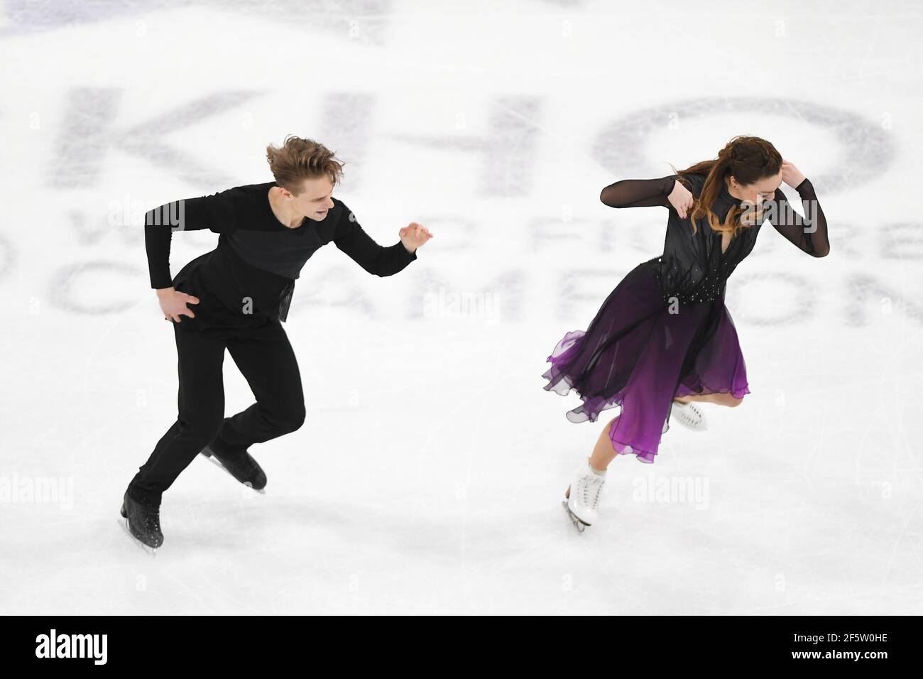 Allison REED & Saulius AMBRULEVICIUS LTU, during Ice Dance Free Dance ...