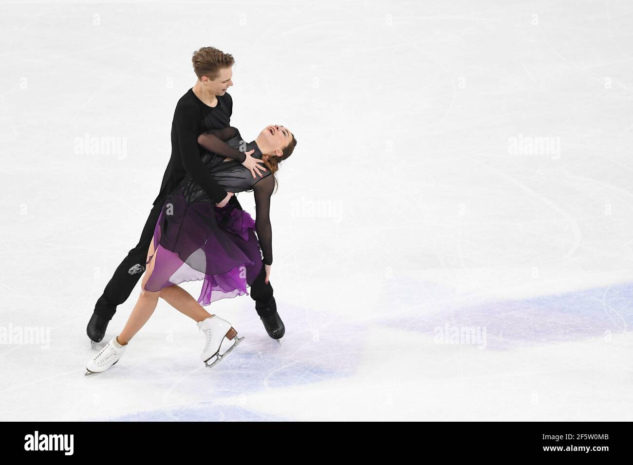 Allison REED & Saulius AMBRULEVICIUS LTU, during Ice Dance Free Dance ...