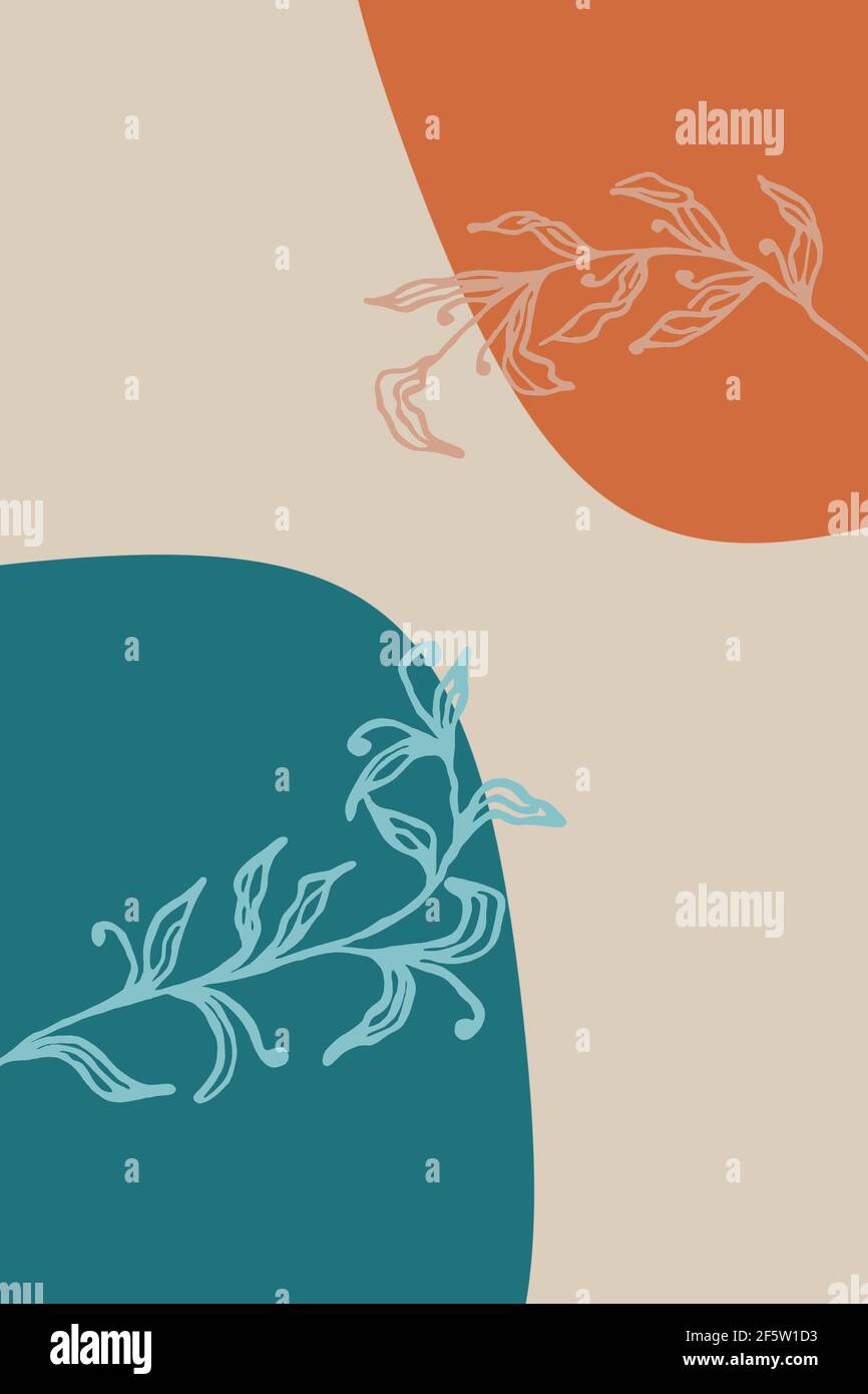 Minimalist Printable Botanical Illustration .Plants Illustration. Home ...