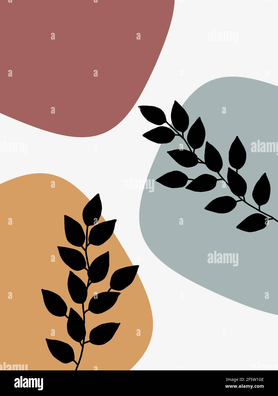 Minimalist Printable Botanical Illustration .Plants Illustration. Home ...