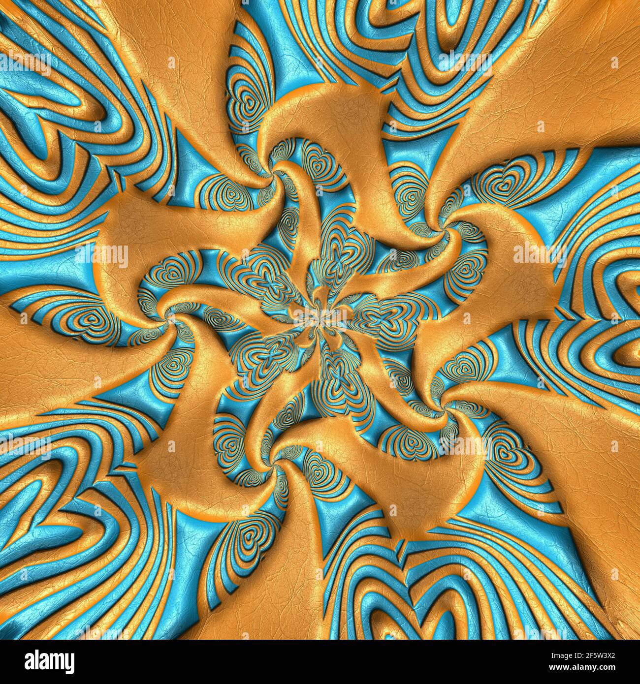 Luxury background with embossed shape pattern on leather Stock Photo ...