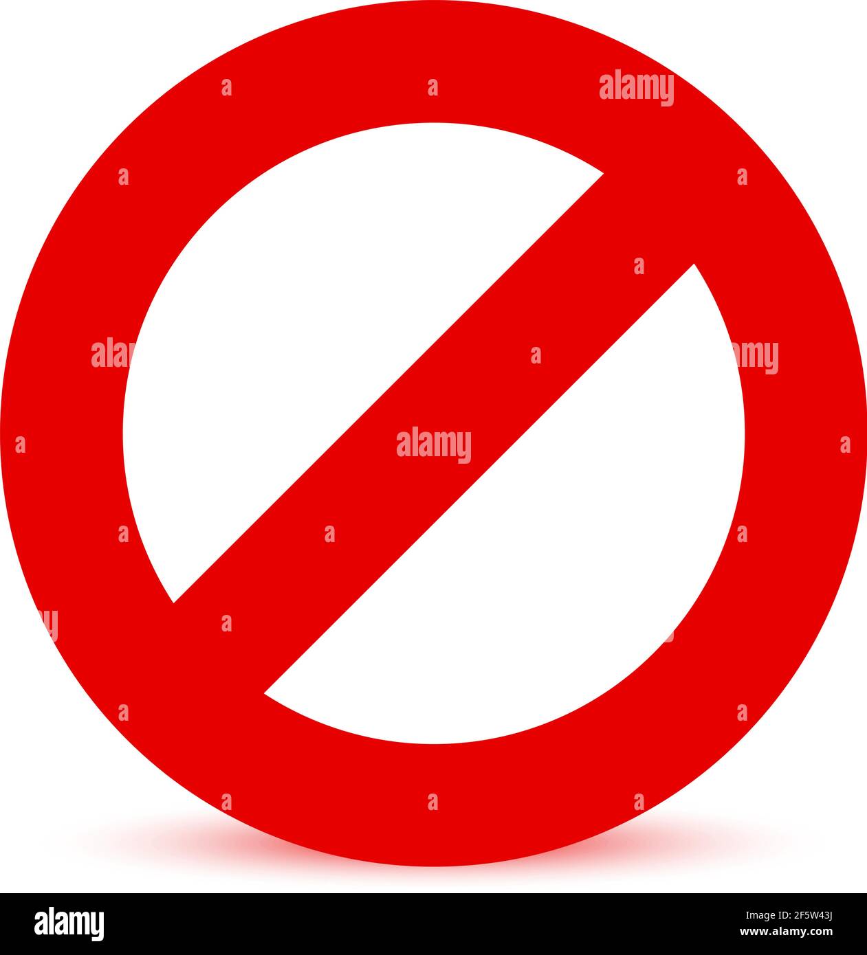 Prohibition-restriction sign icon. No entry, no entrance, do not enter ...