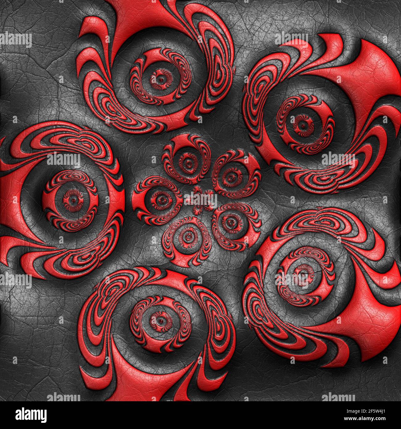 Luxury background with embossed shape pattern on leather Stock Photo ...