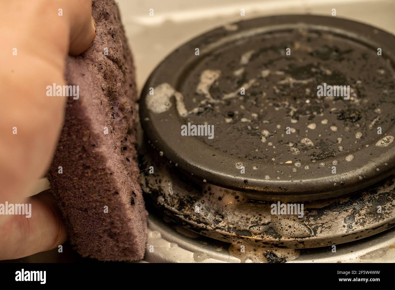 Stovetop cleaning hi-res stock photography and images - Alamy