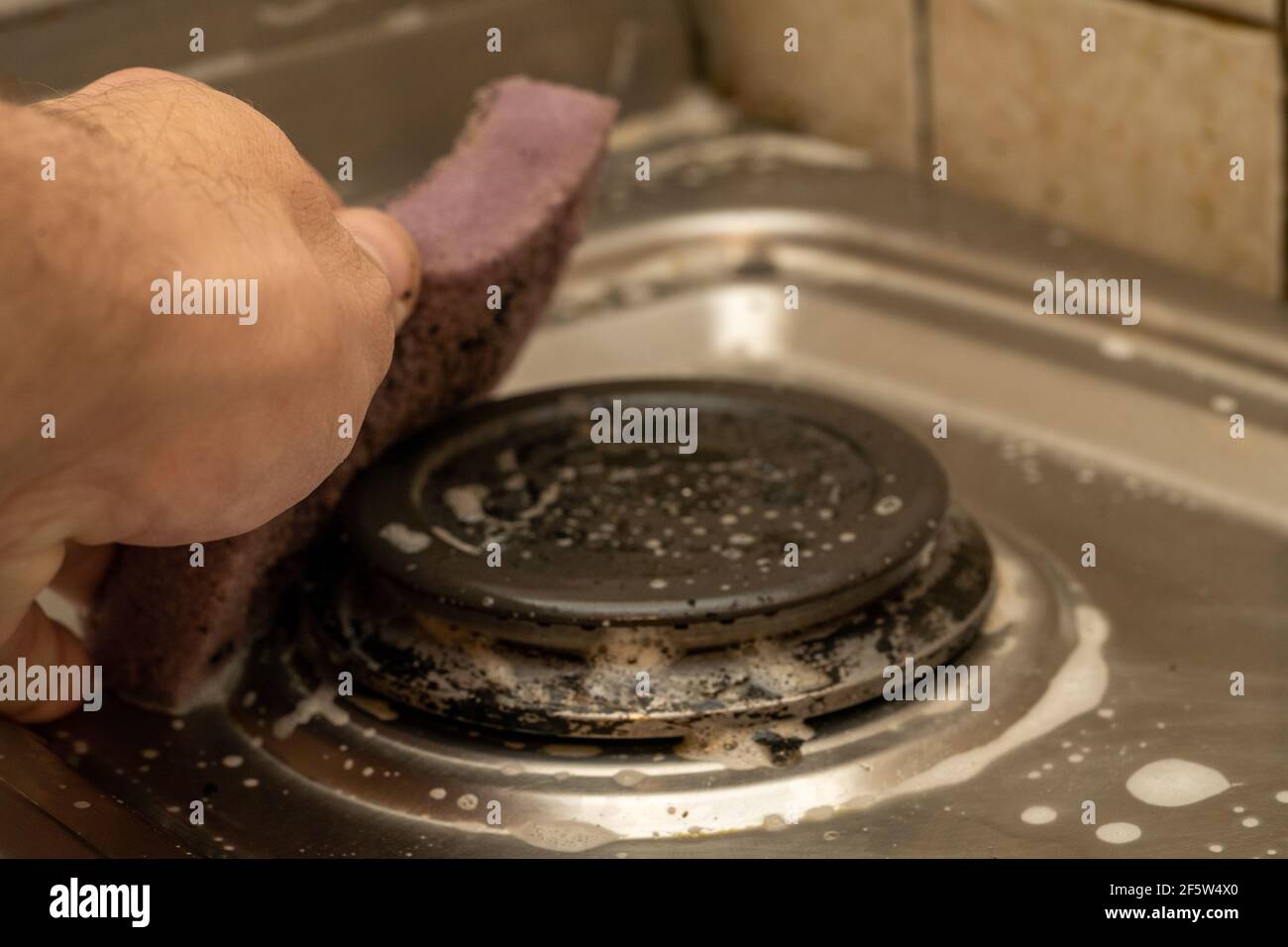 Stovetop cleaning hi-res stock photography and images - Alamy