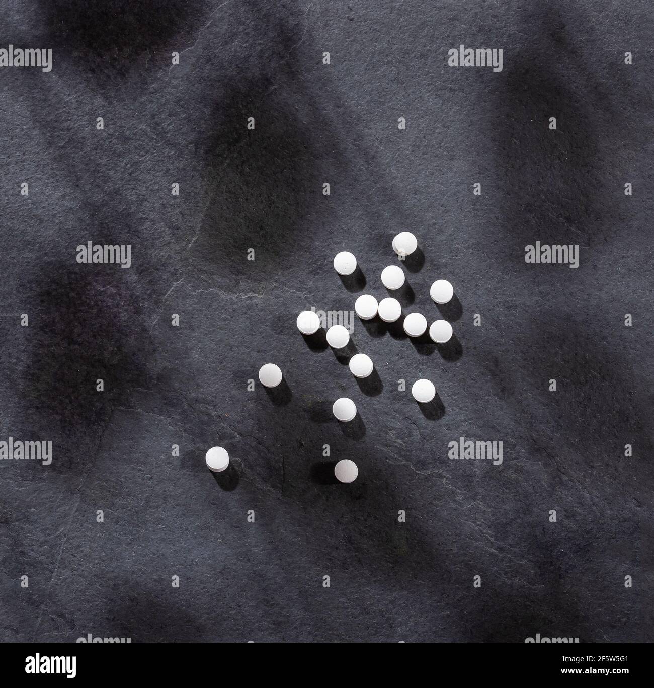 Stevia rebaudiana - Tablets sweeteners from the stevia plant Stock ...