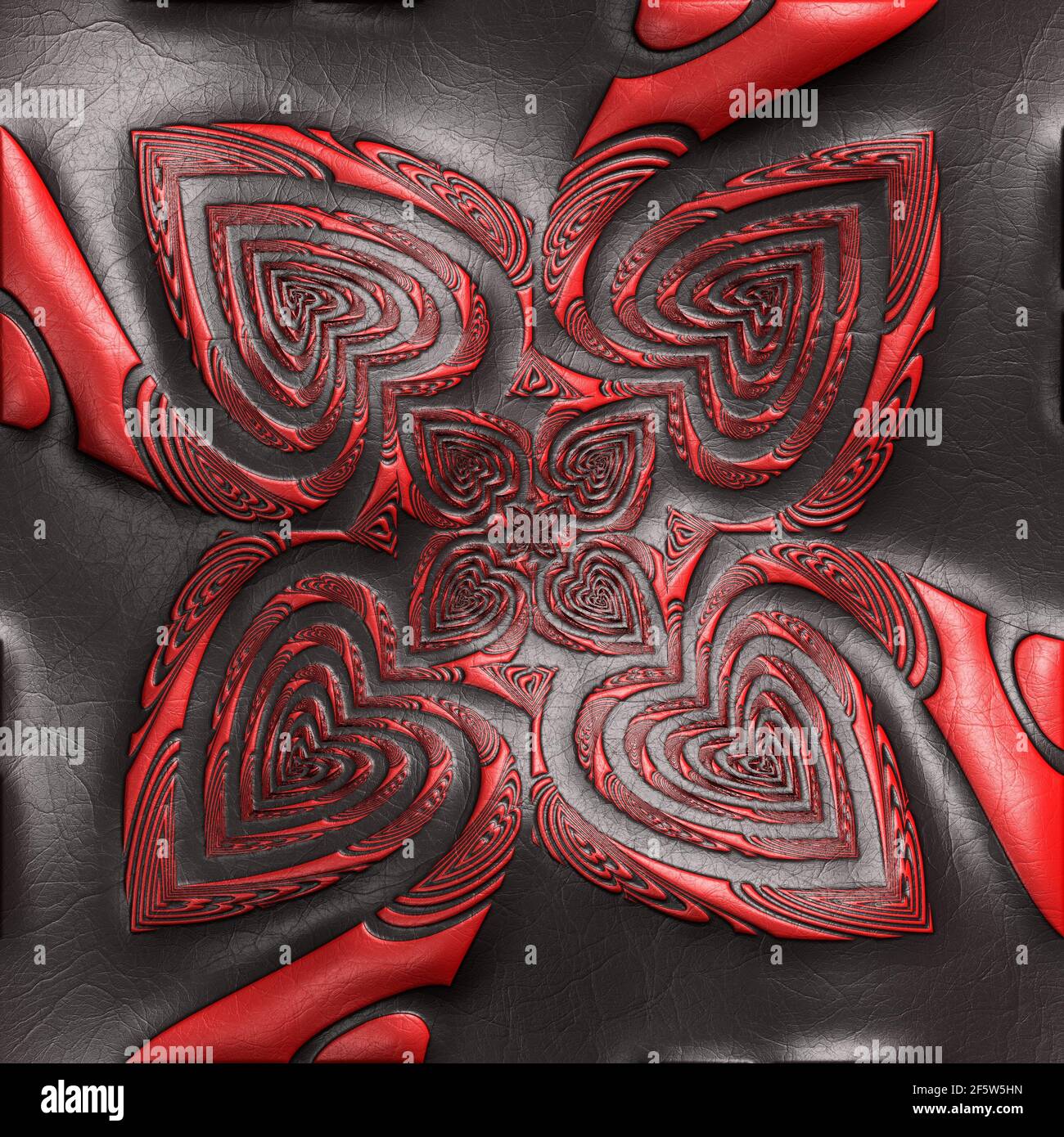 Luxury background with embossed shape pattern on leather Stock Photo ...