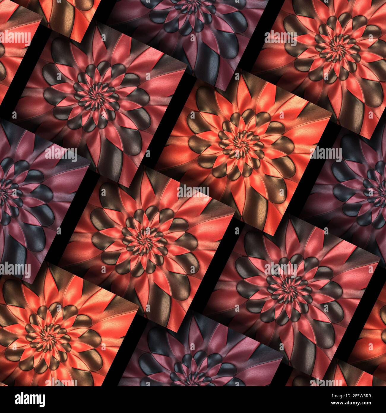 Luxury background with embossed shape pattern on leather Stock Photo ...