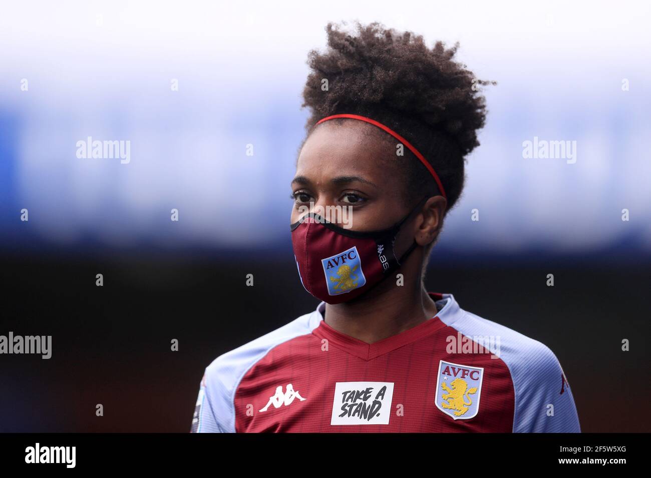 Aston Villa's Diana Silva before the FA Women's Super League match at ...