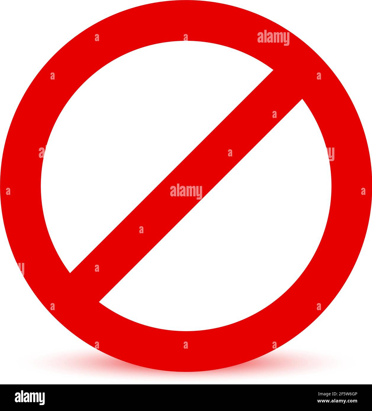 Prohibition-restriction sign icon. No entry, no entrance, do not enter ...