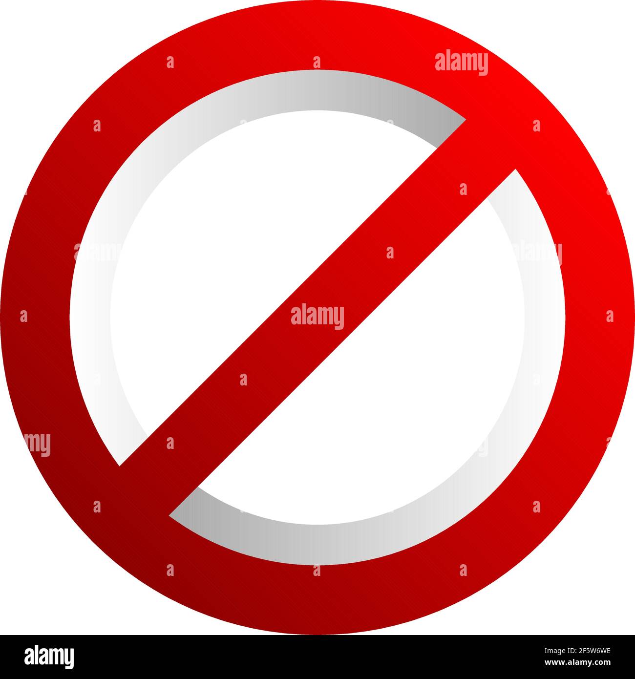Prohibition-restriction sign icon. No entry, no entrance, do not enter ...