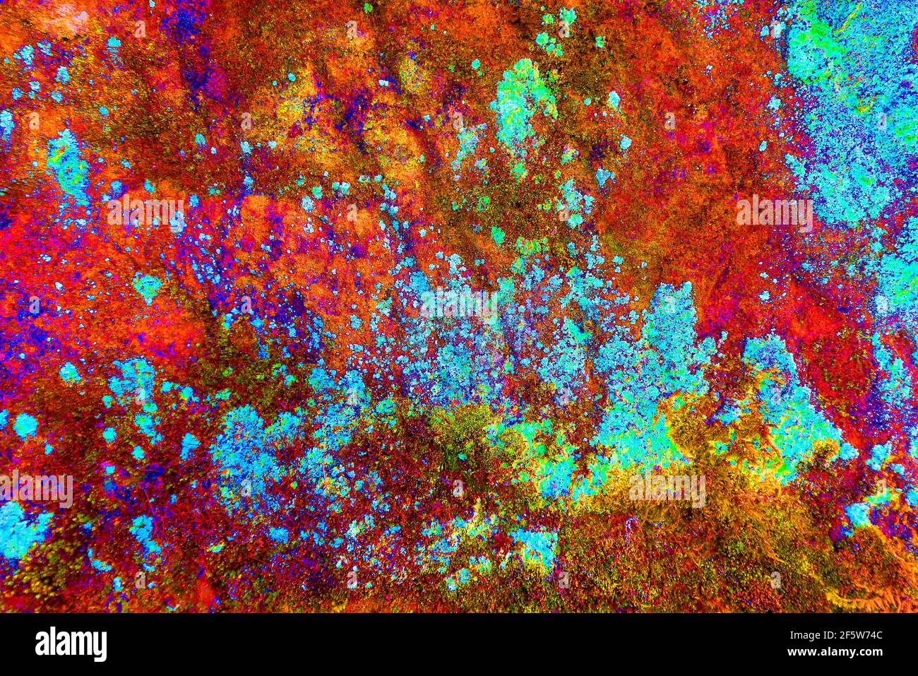 Coloured structure on a sand-lime brick, Bavaria, Germany Stock Photo ...