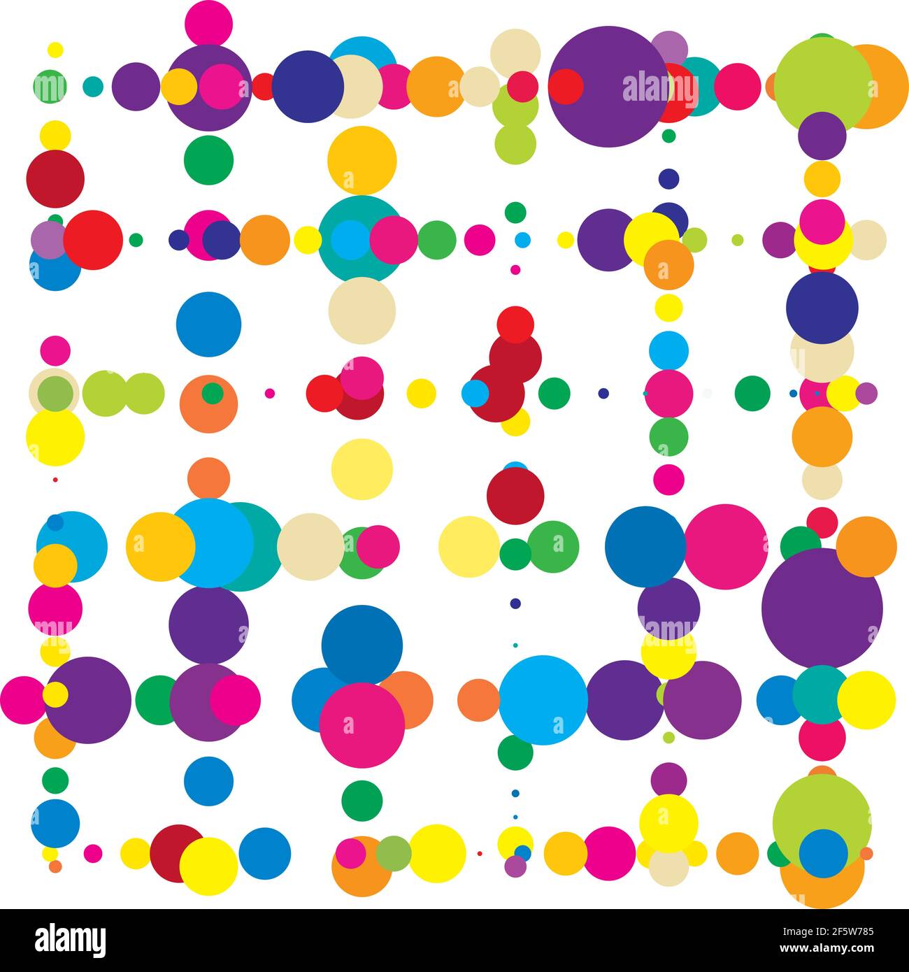 Random dots, random circles vector pattern — Stock vector illustration, Clip art graphics Stock ...