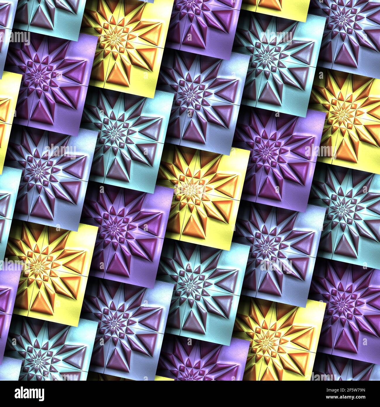 Luxury background with embossed shape pattern on leather Stock Photo ...