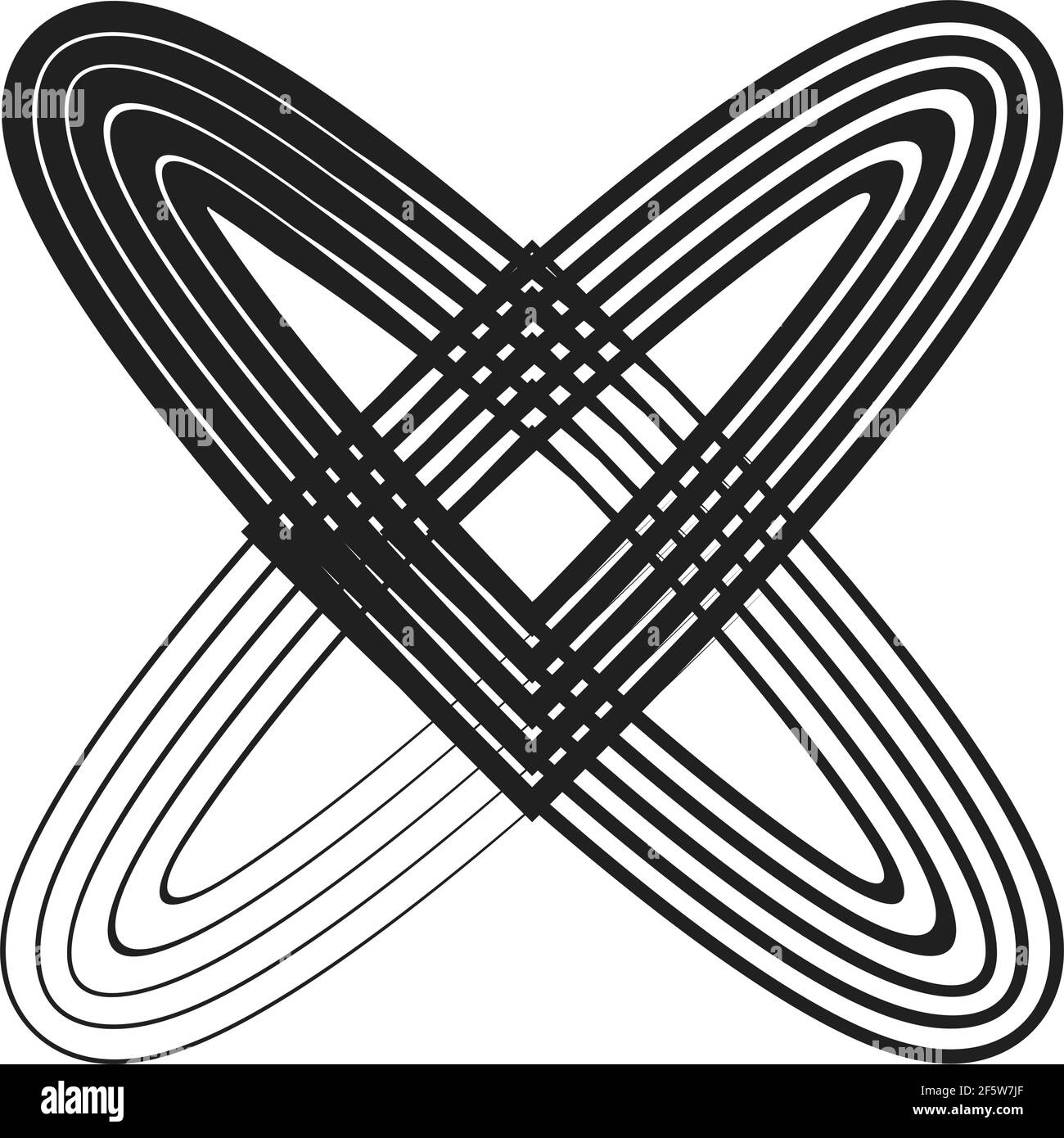 Abstract clip-art, motif. Abstract vector illustration element — Stock ...