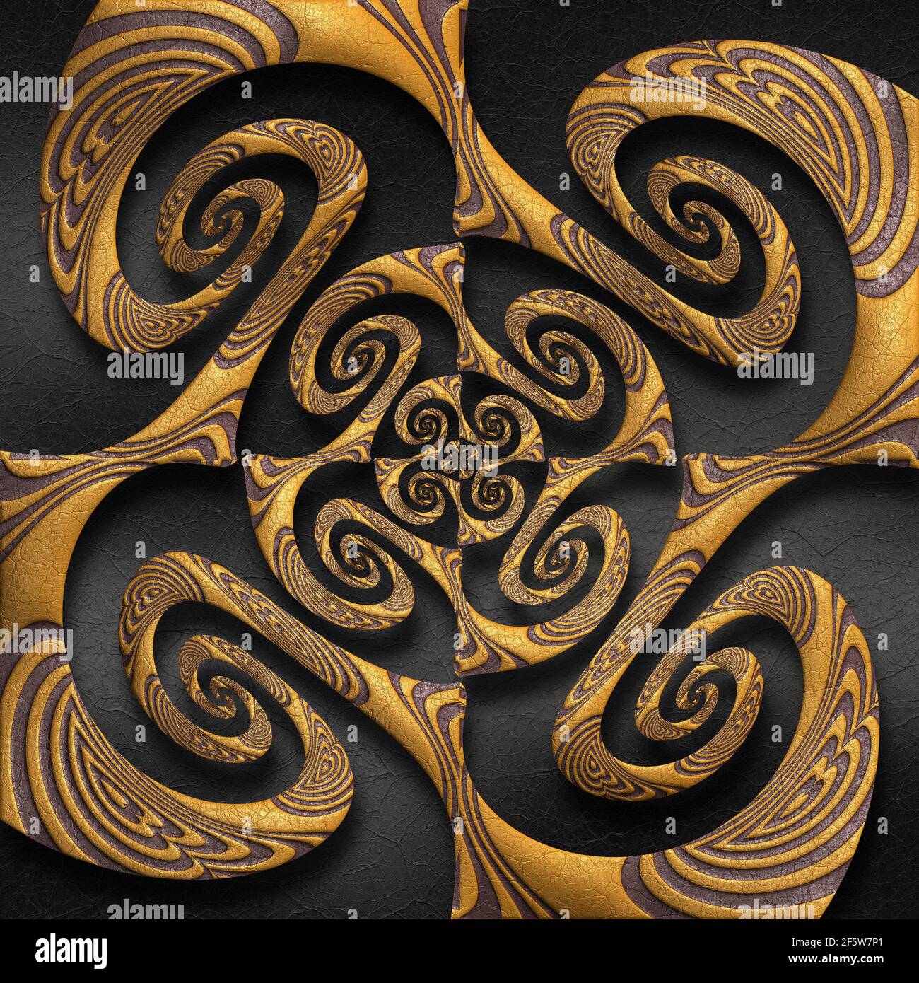 Luxury background with embossed shape pattern on leather Stock Photo ...