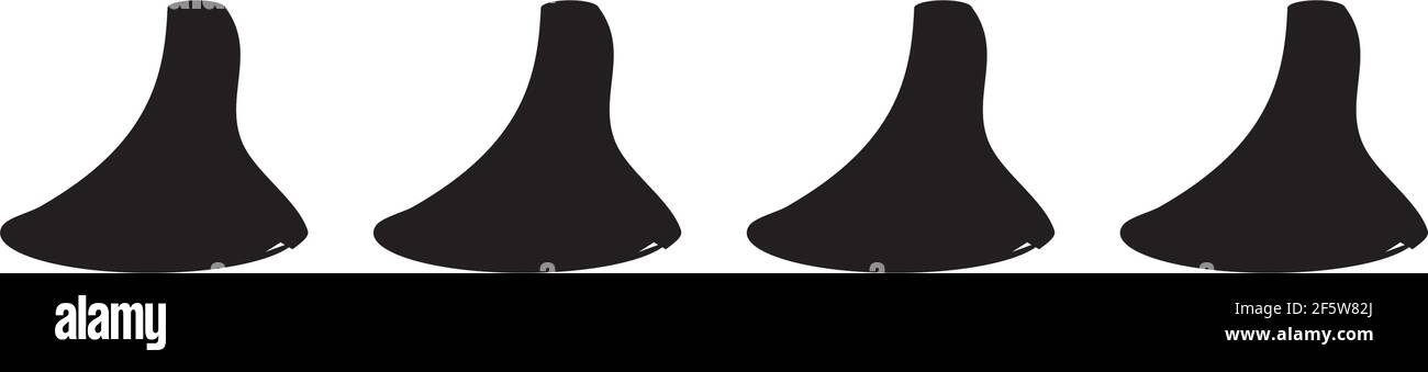 Abstract horizontal, oblong and long vector illustration element ...